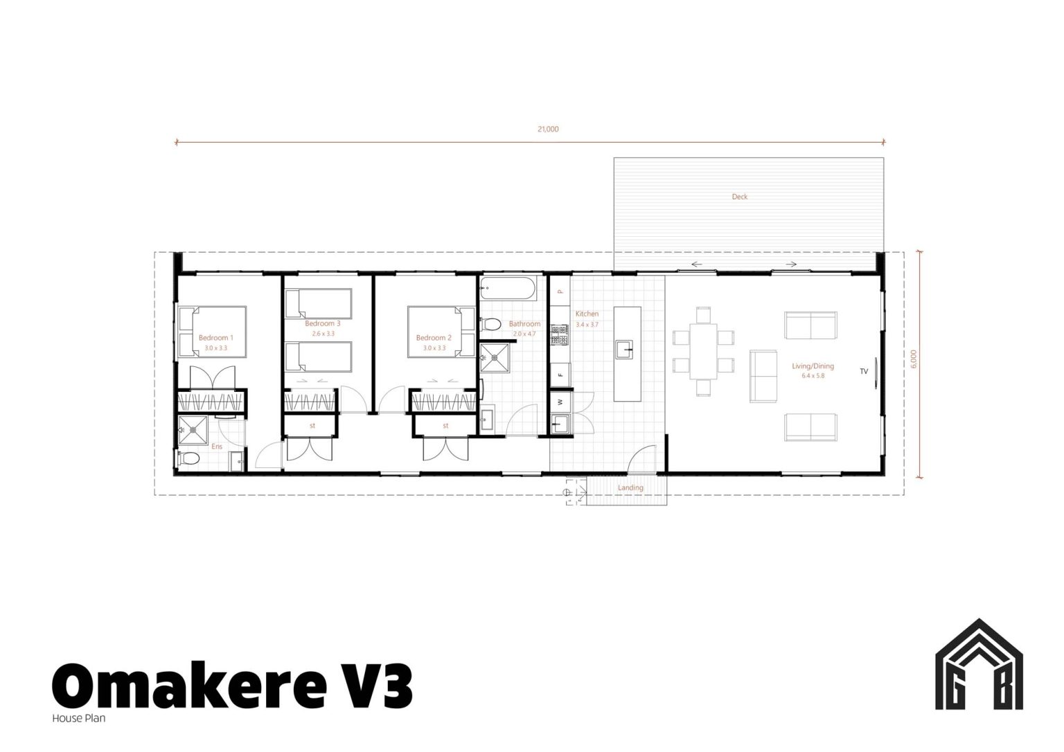 Omakere v3 | Plans | Green Built Homes